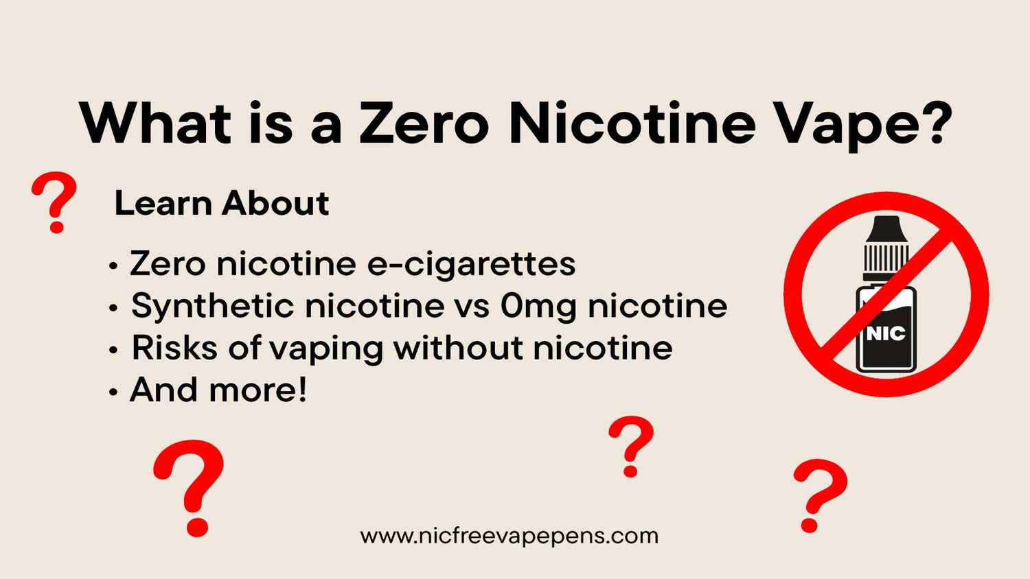 ZERO Nicotine Vape Definition
