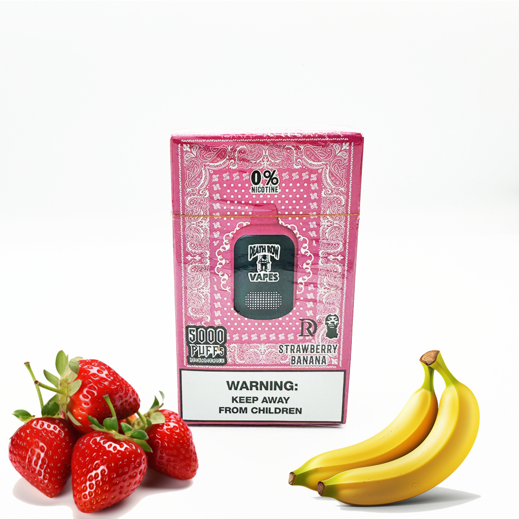 Death Row Vapes 5000 Puff Nicotine Free Disposable E-Cigarette – Zero ...