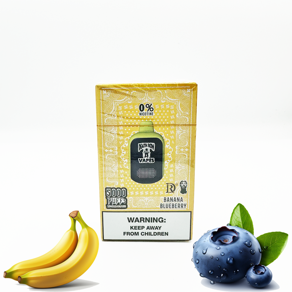 Death Row Vapes 5000 Puff Nicotine Free Disposable E-Cigarette – Zero ...